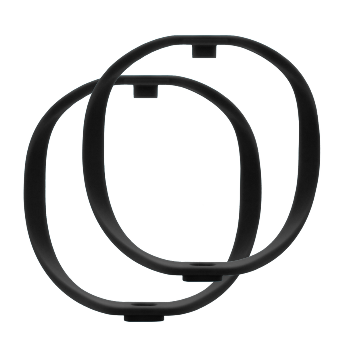 Radius Pair of RAD-1 Hoops, Standard Firmness (Black)