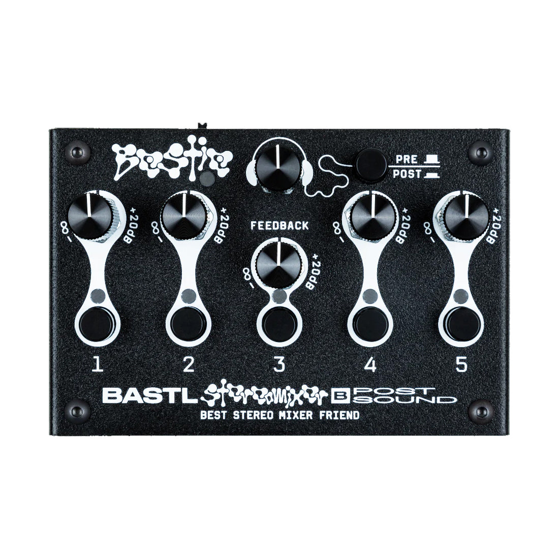 Bastl Instruments Bestie Portable 5 Channel Stereo Mixer and Distortio