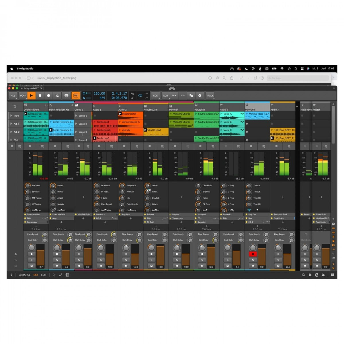 Bitwig Studio - Audio & MIDI Recording Software