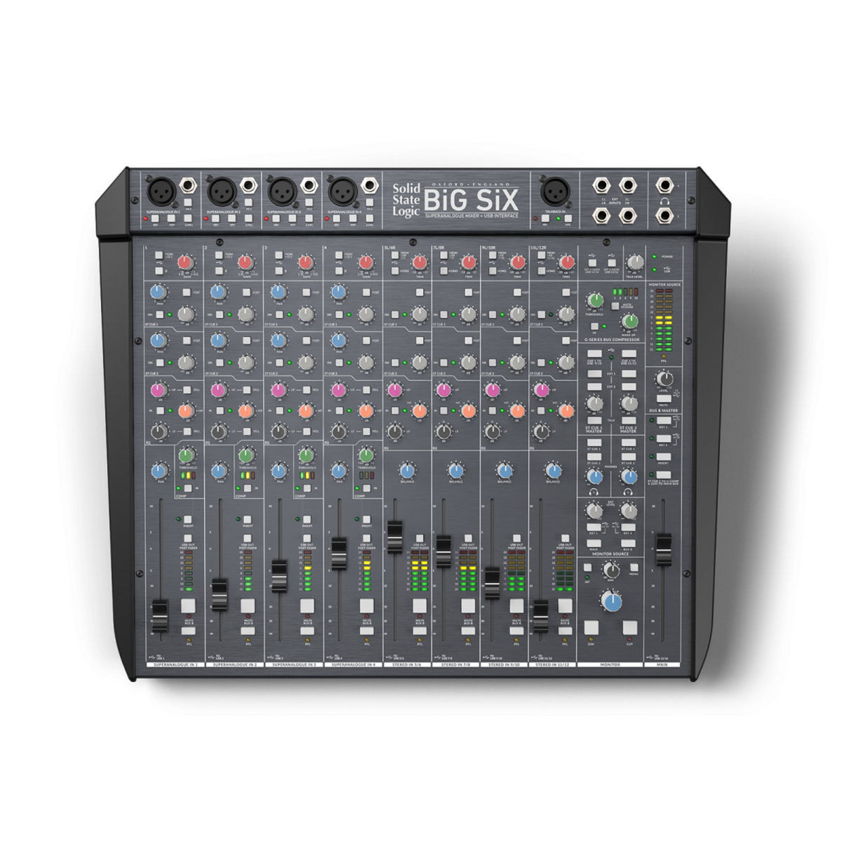 Solid State Logic SSL BiG SiX SuperAnalogue Hybrid Mixing Desk