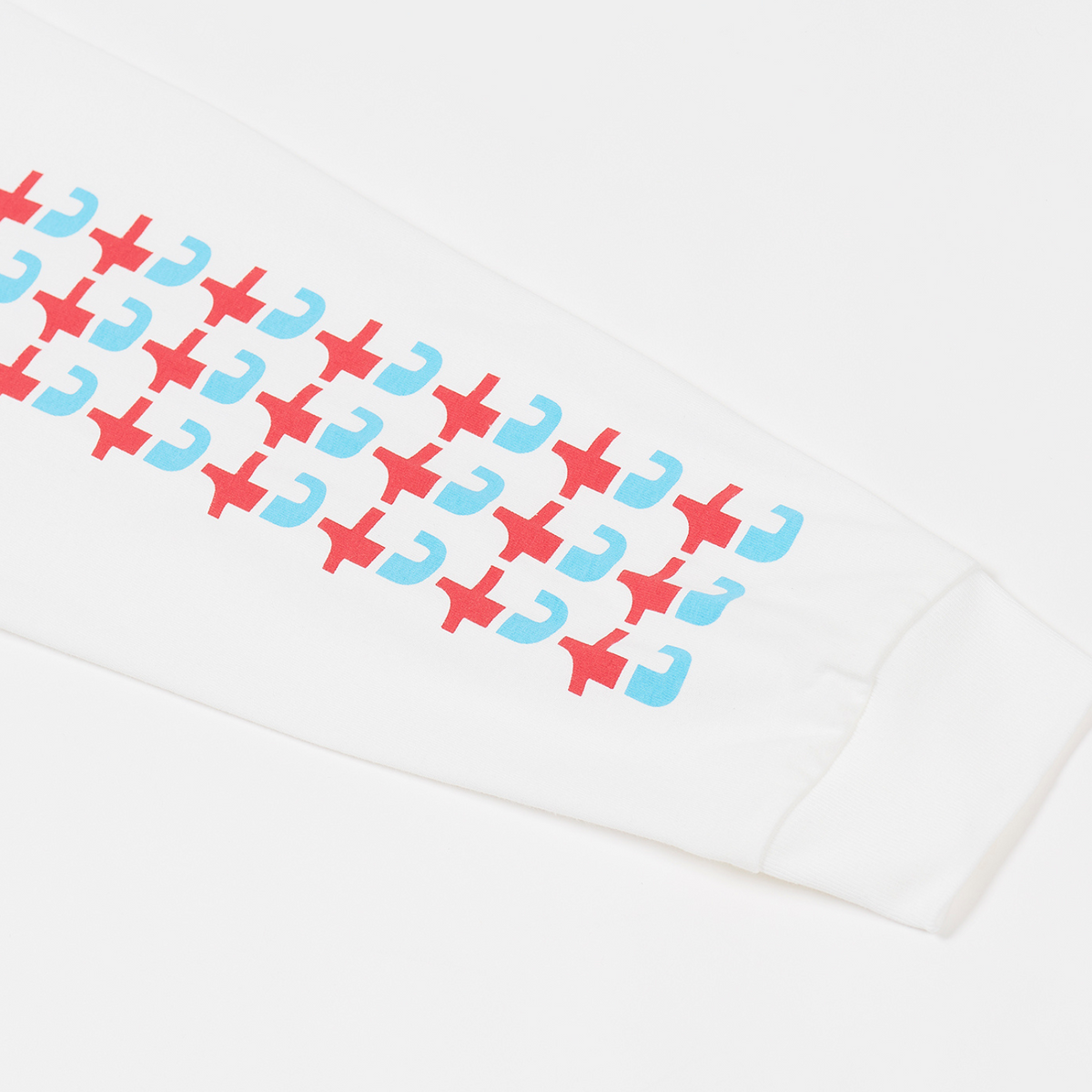 The Trilogy Tapes TTT Red & Blue Split Longsleeve – Rubadub