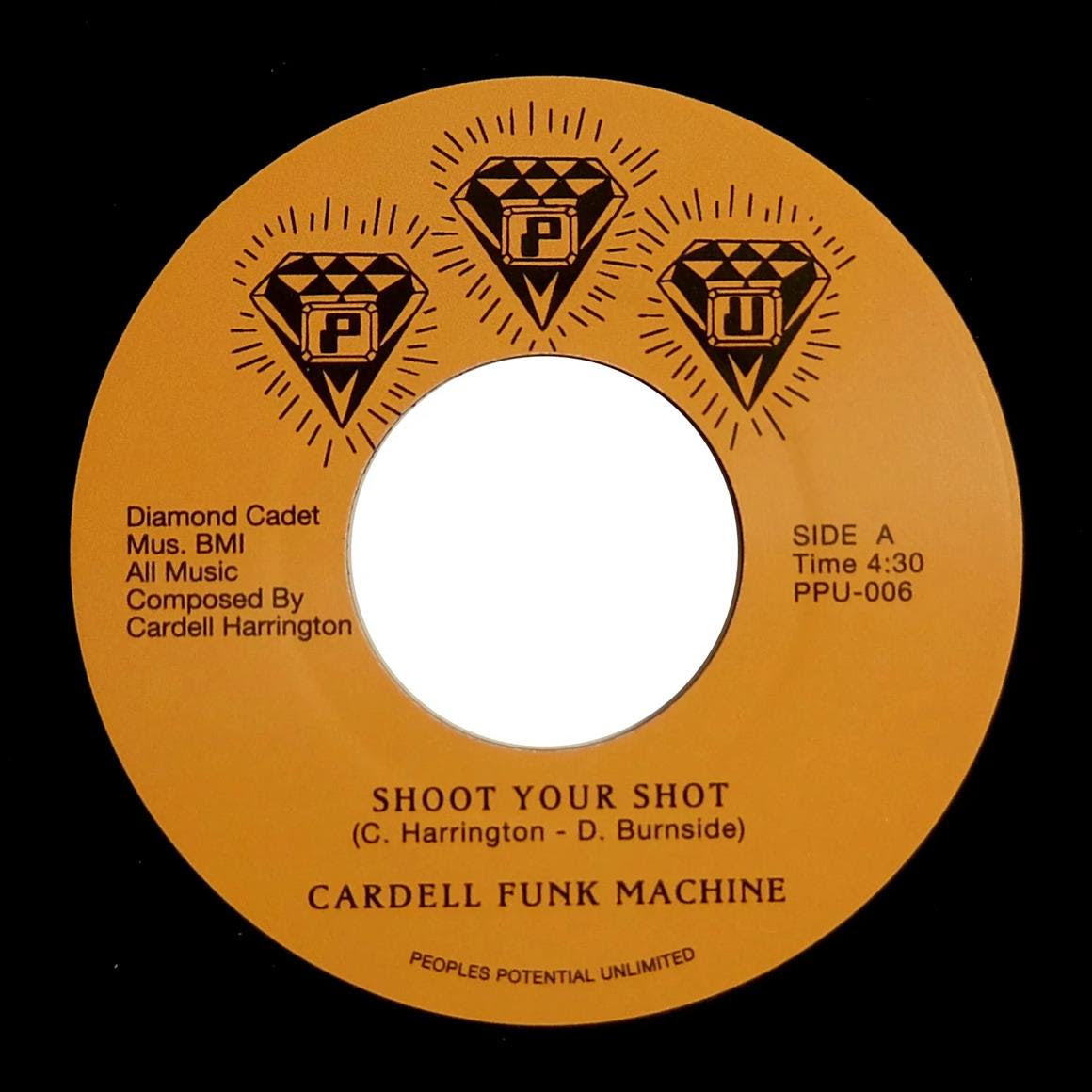 Cardell Funk Machine - Shoot Your Shot / It's All Over (PPU) – Rubadub