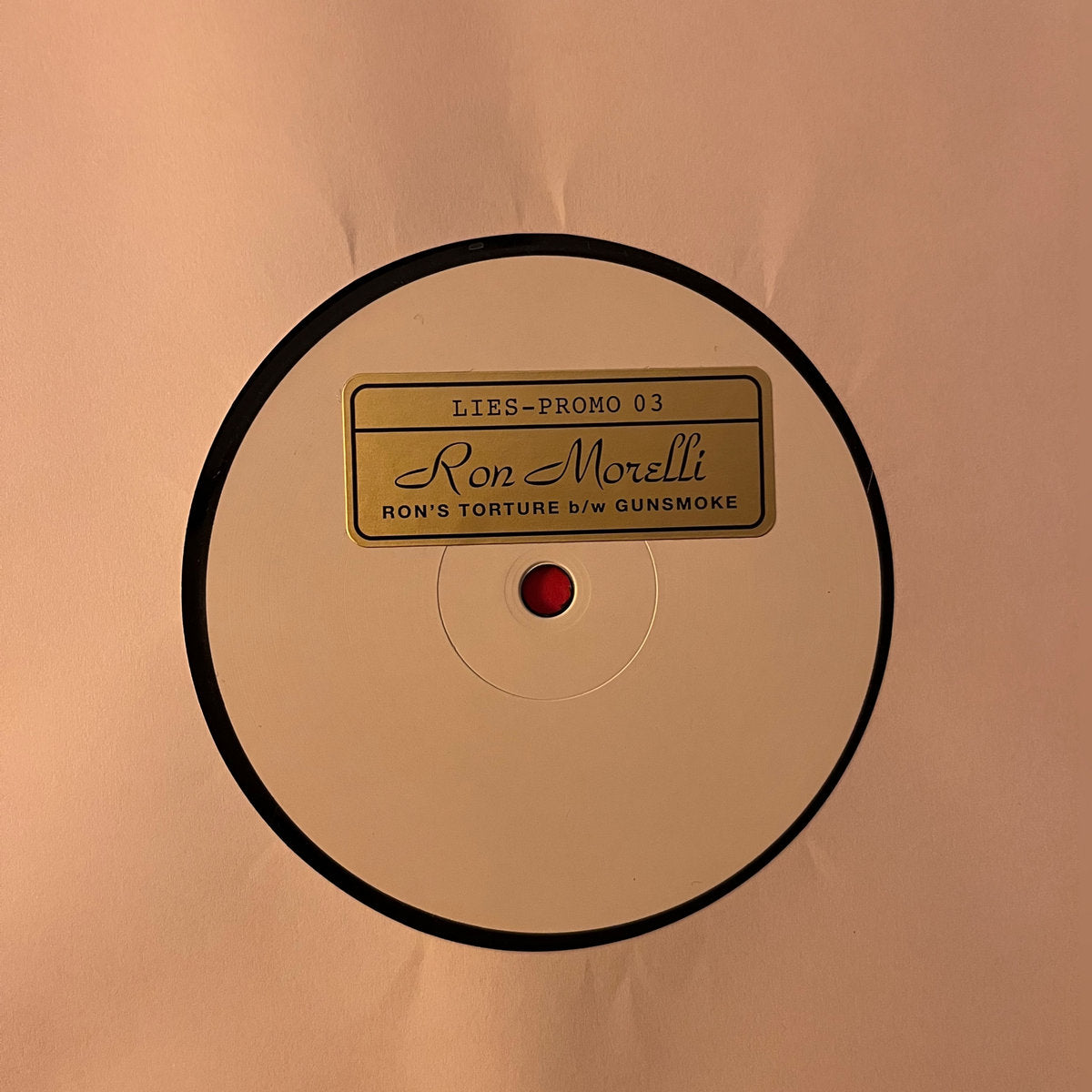 Ron Morelli - Torture Promo 12 iInch