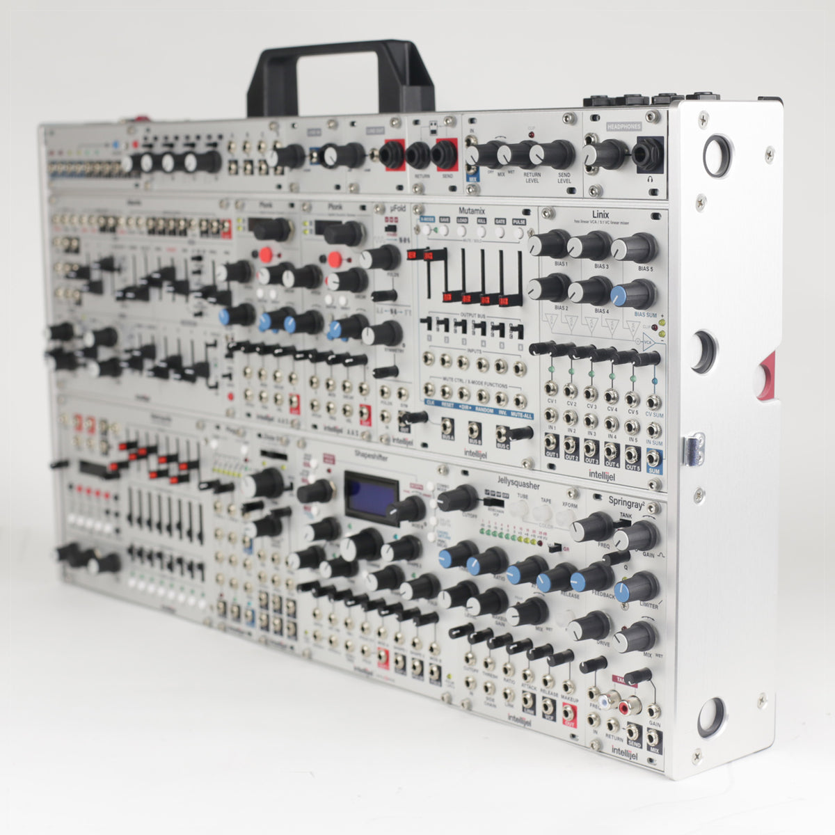 Intellijel 7U Performance case with TPS80 Power (104HP Silver)