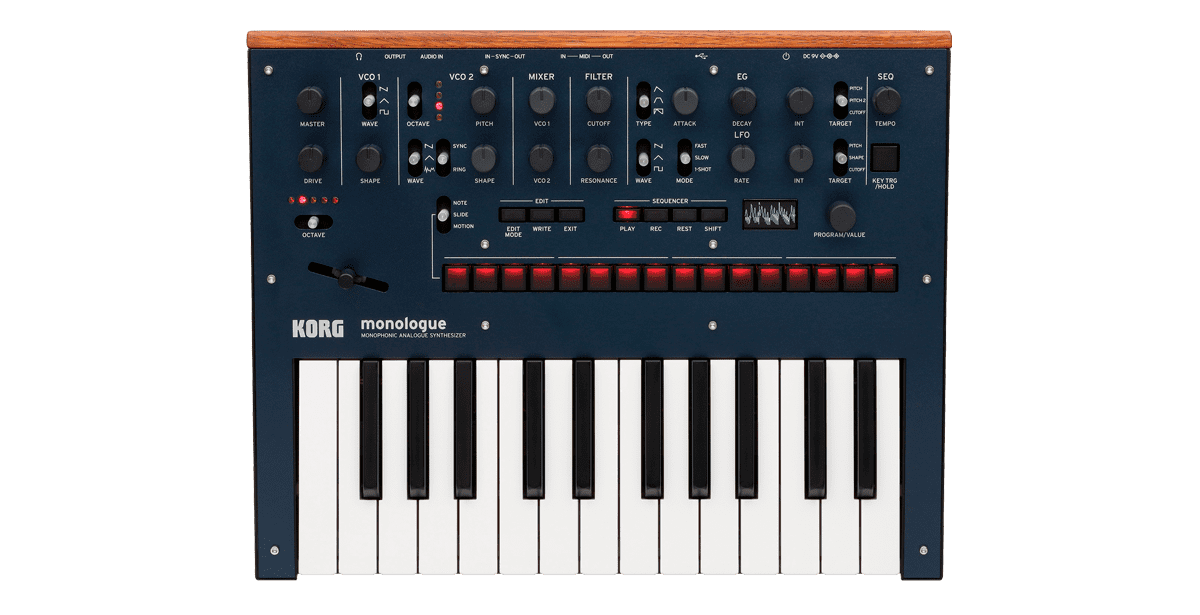 Korg Monologue Monophonic Analogue Synth [Blue]