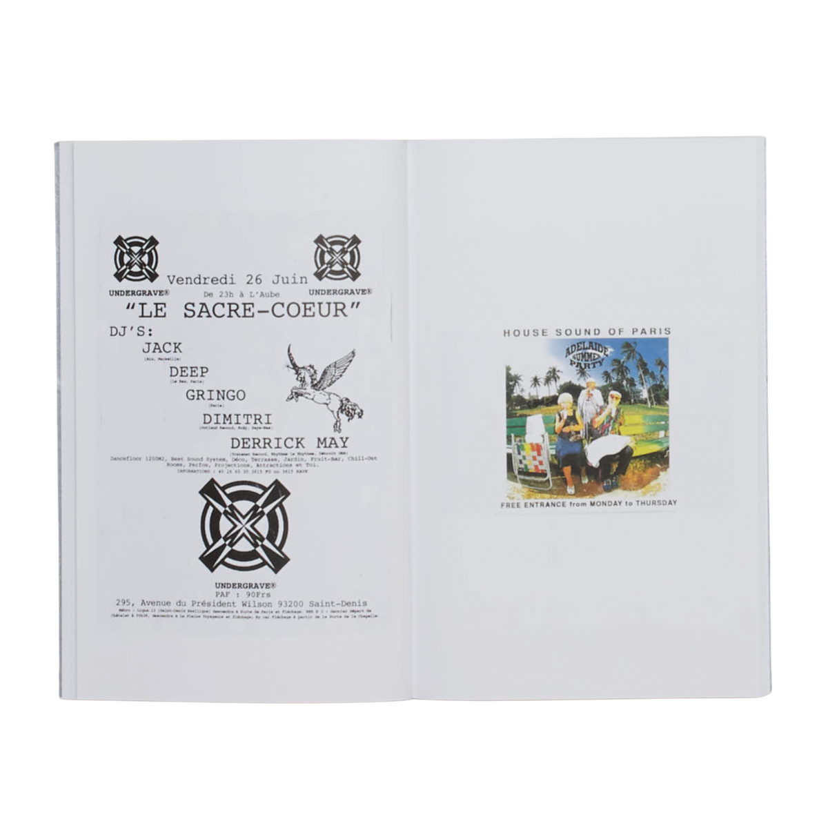 Paris Rave Flyers 91-94 – Rubadub