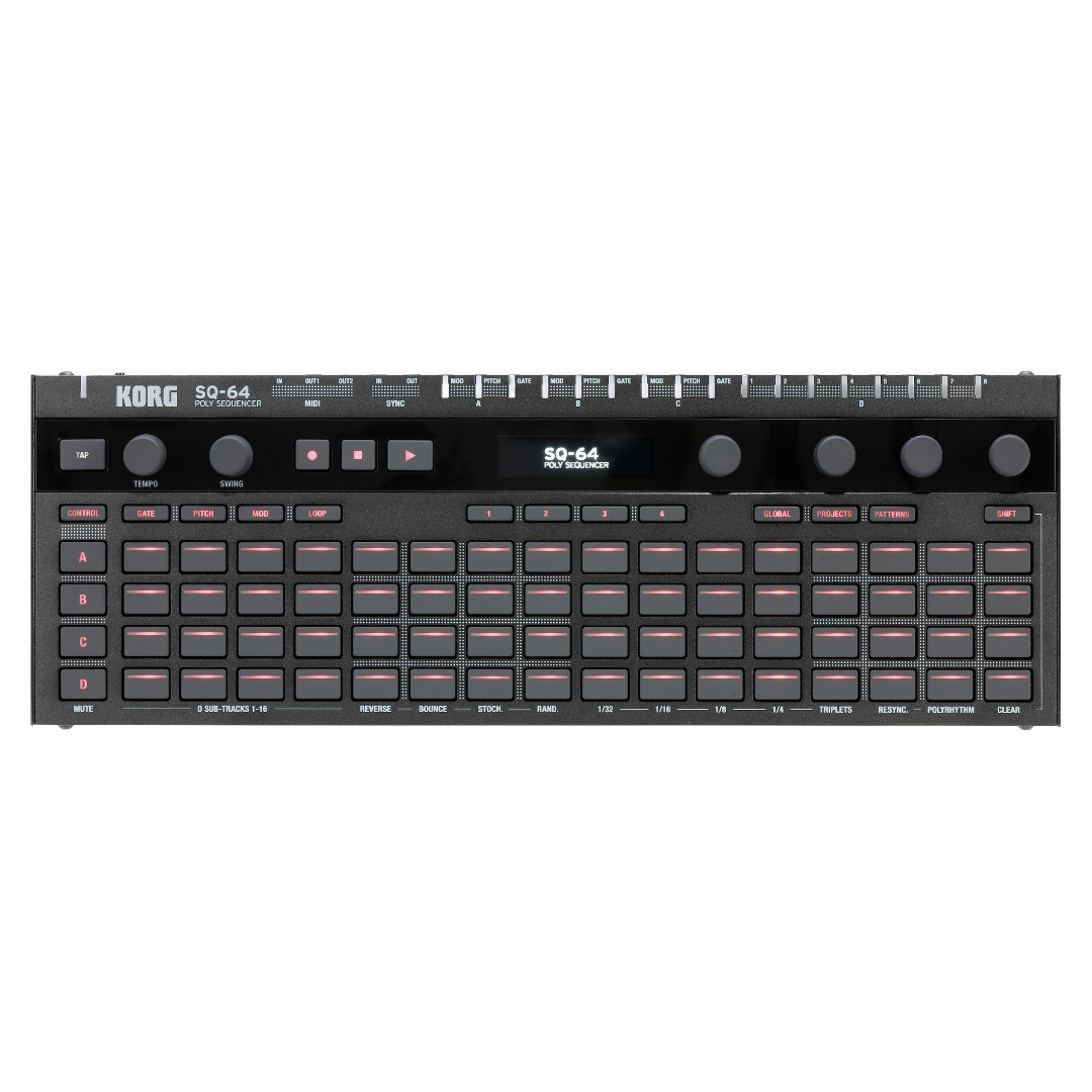 Korg SQ-64 Polyphonic MIDI & CV / Gate Step Sequencer