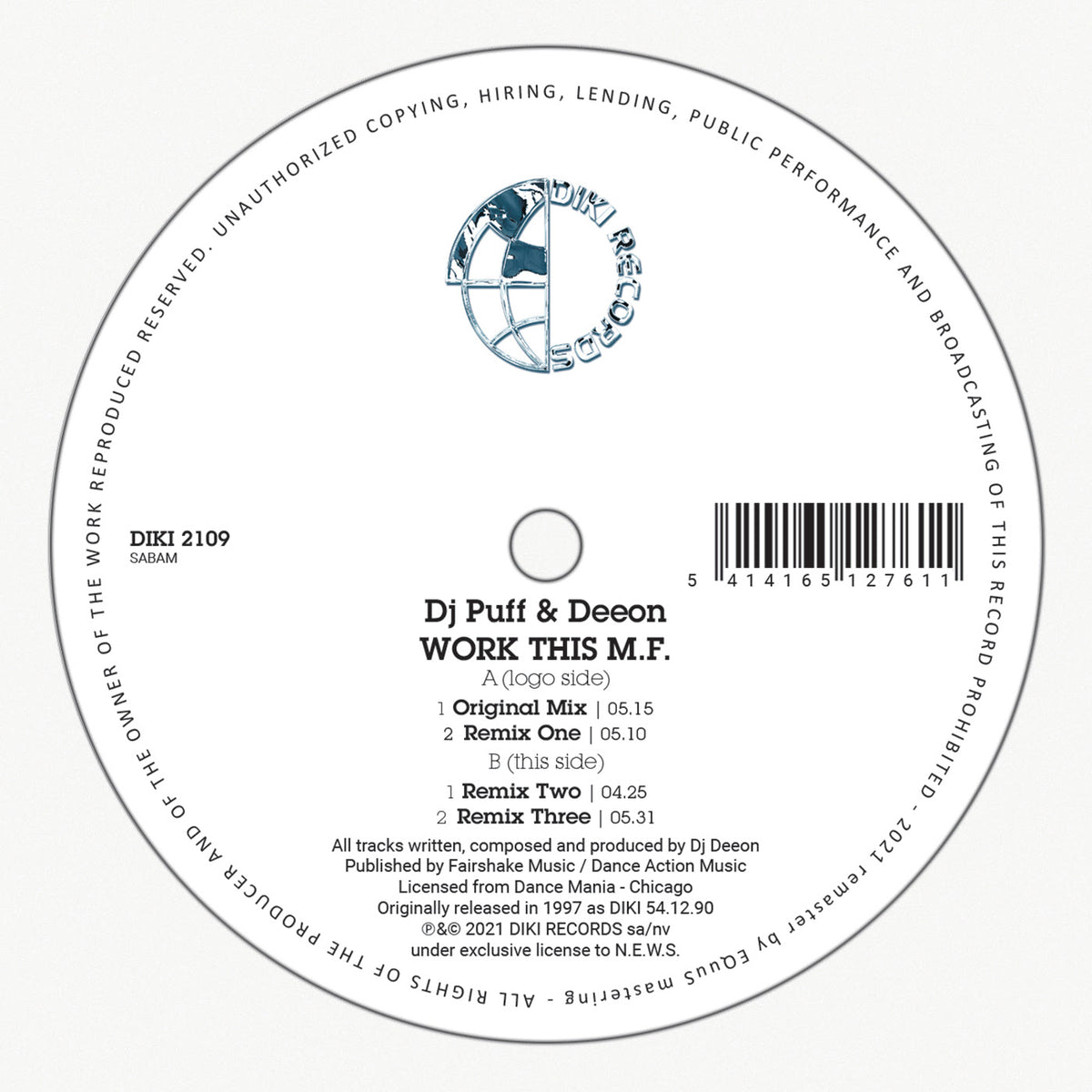 DJ Deeon - DJ Puff - Work This M.F.