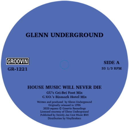 Glenn Underground - House Music Will Never Die